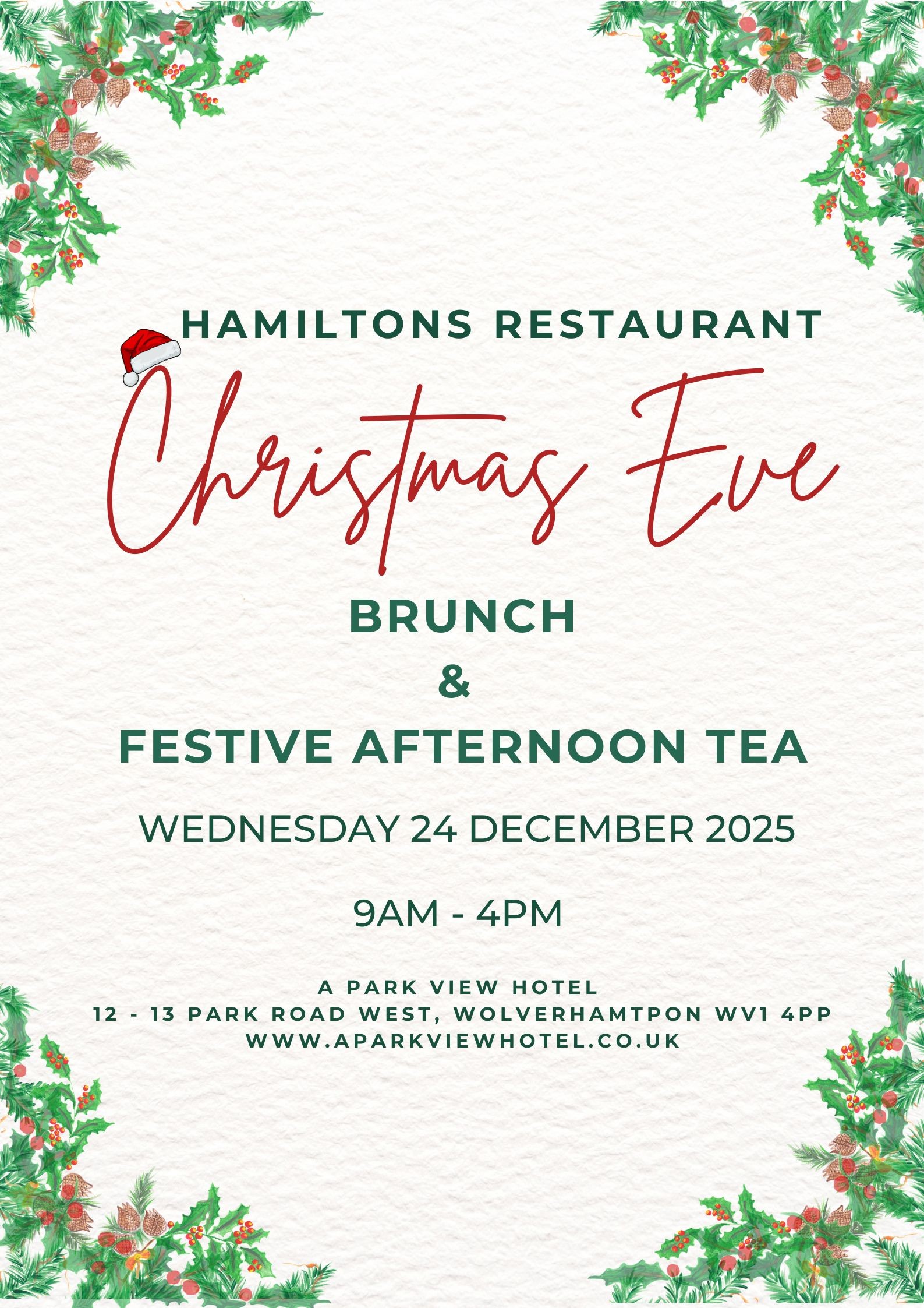 Christmas In Wolverhampton – A Park View Hotel